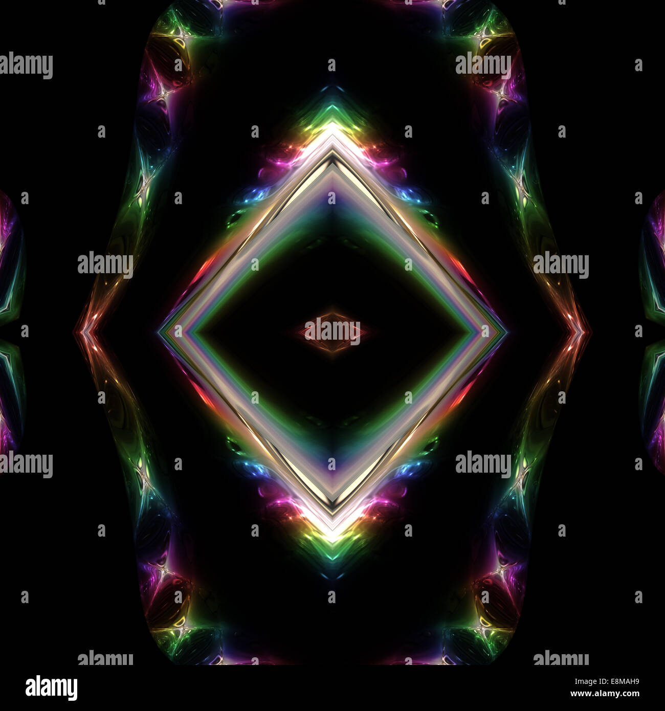 Wonderful abstract illustrated glass object Stock Photo - Alamy