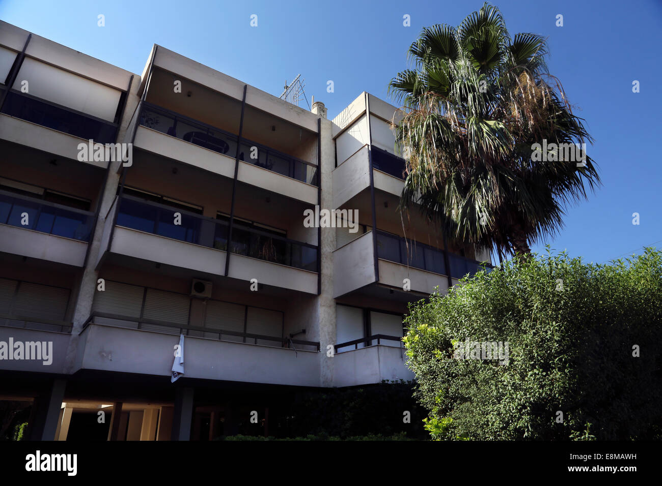 Block flats tree hi-res stock photography and images - Alamy