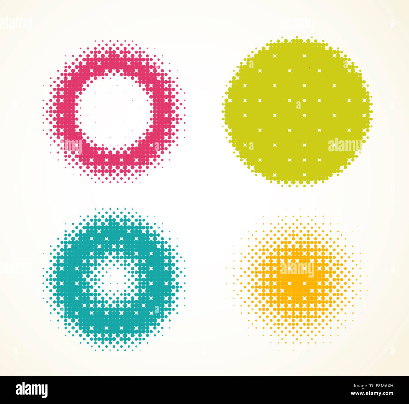 Halftone printing Cut Out Stock Images & Pictures - Alamy