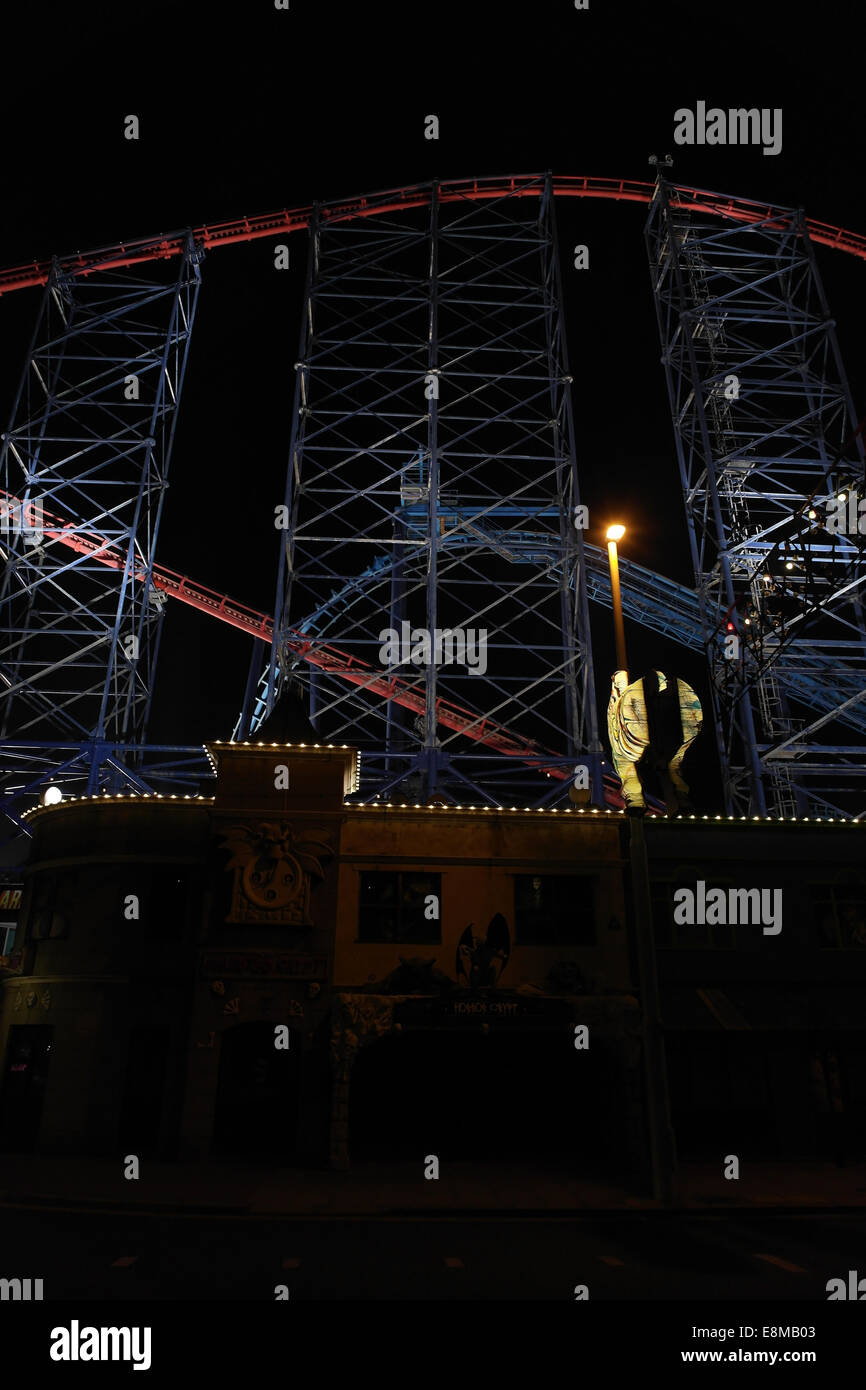 Portrait Pleasure Beach 'Big One', Ocean Boulevard Horror Crypt ...