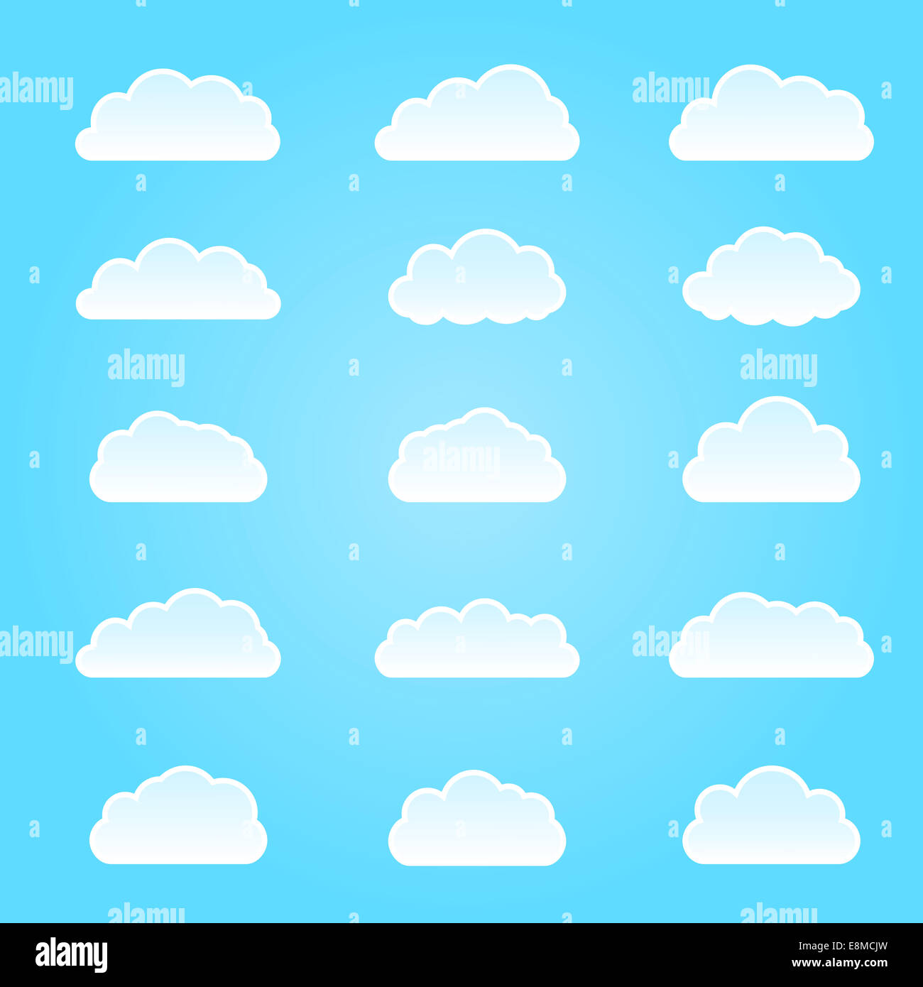 Cloud icon. Vector illustration Stock Photo - Alamy