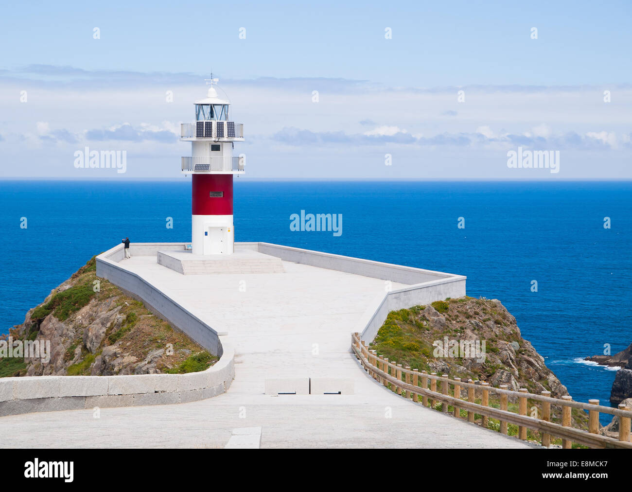 Ortegal lighthouse in Galicia, Span. A beautiful landmark Stock Photo ...