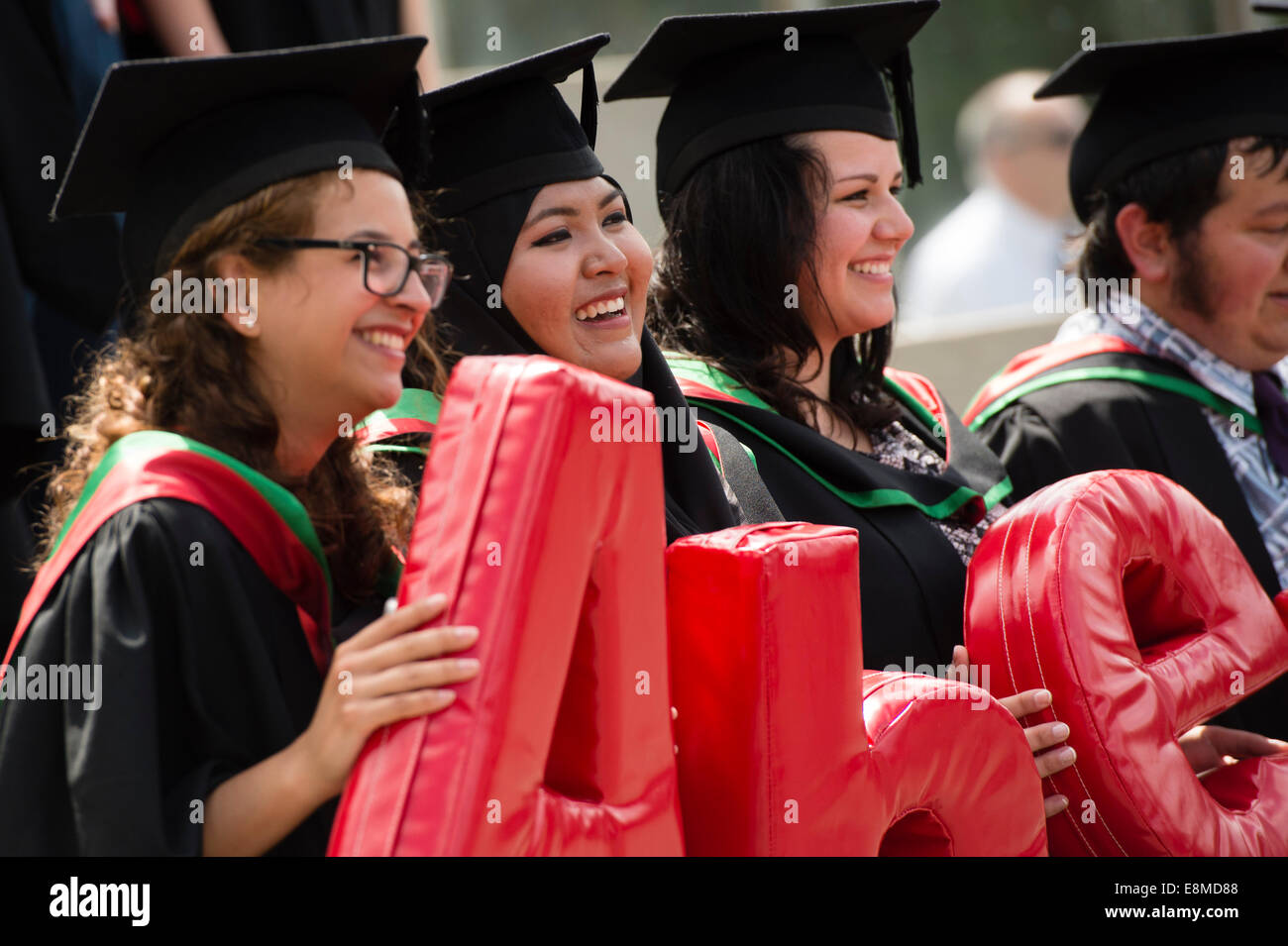 Graduation day aberystwyth university hi-res stock photography and ...