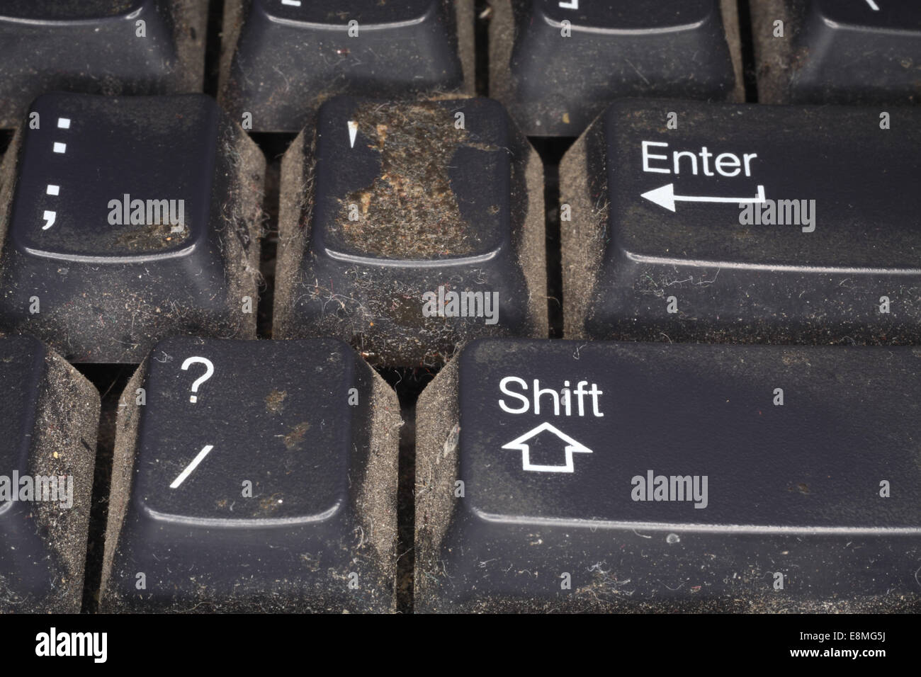 Dirty keyboard hi-res stock photography and images - Alamy