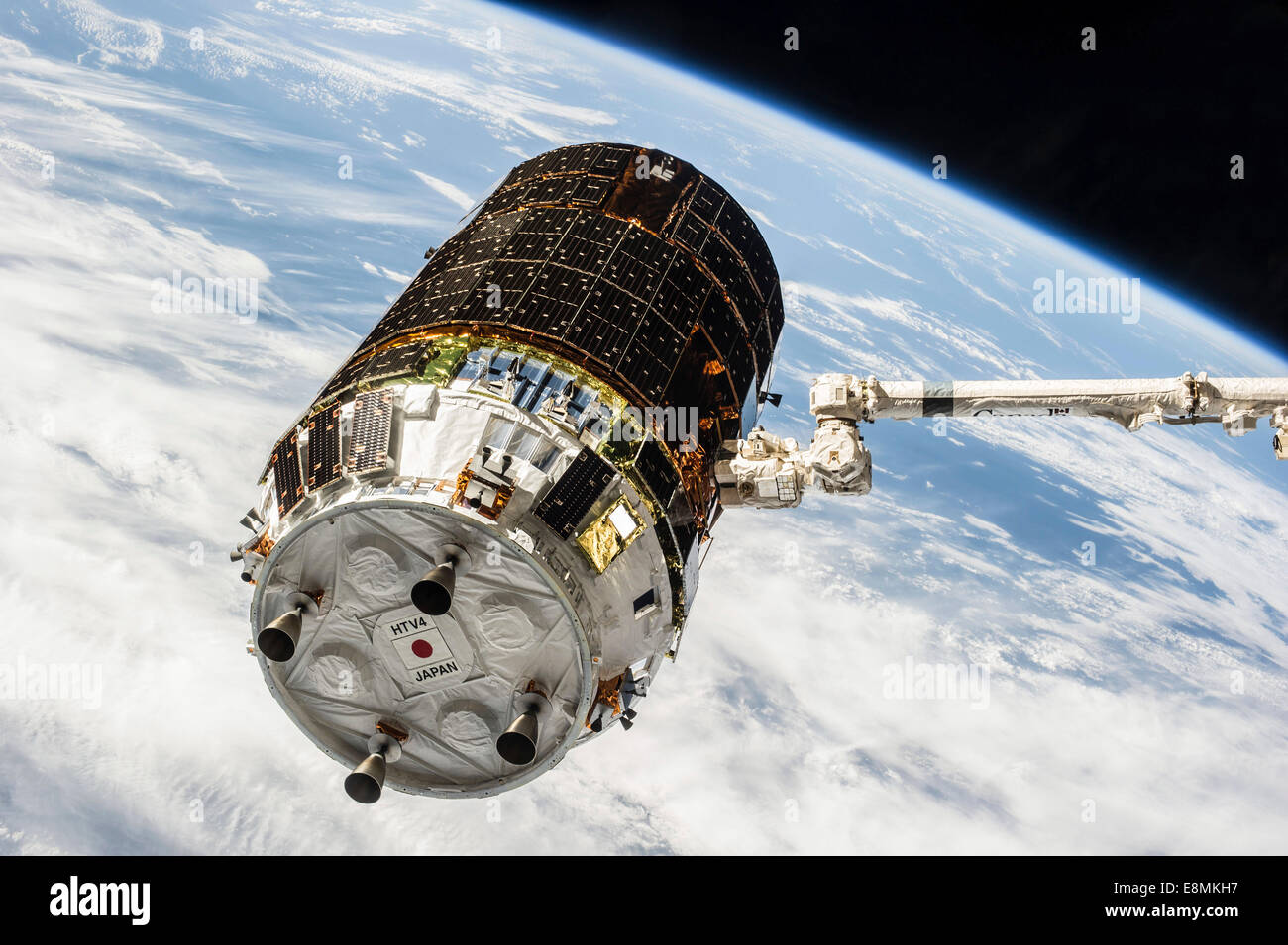 August 9, 2013 - The International Space Station's Canadarm2 grapples ...