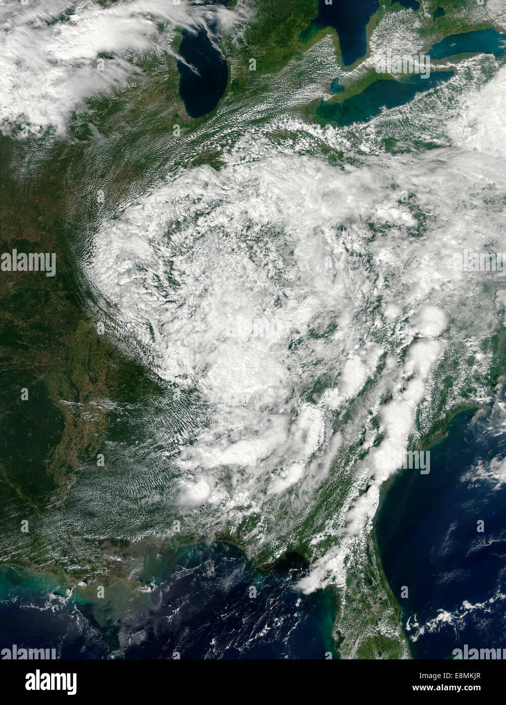 Hurricane isaac satellite view hi-res stock photography and images - Alamy