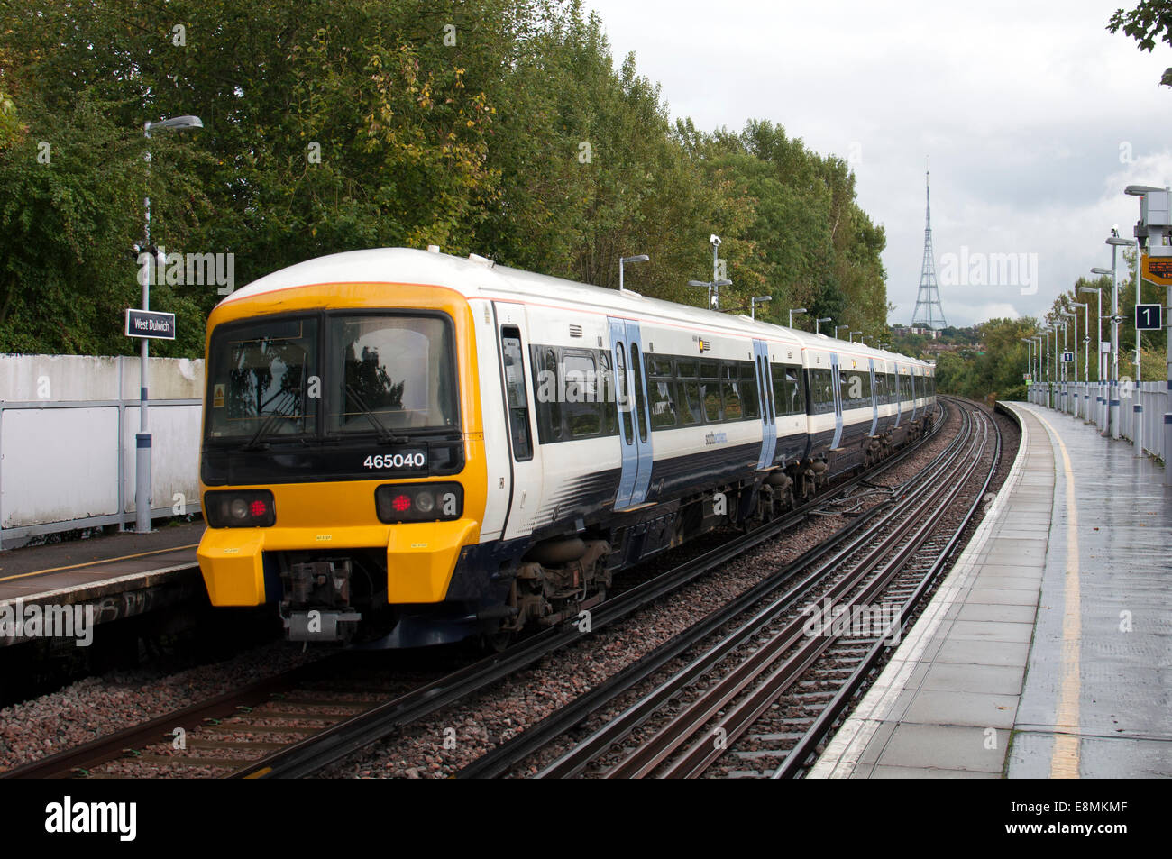 Southern Railway train at Beckenham Junction station, South London, UK ...