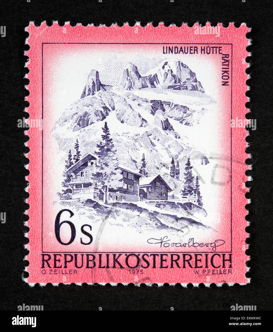 Austrian postage stamp Stock Photo - Alamy