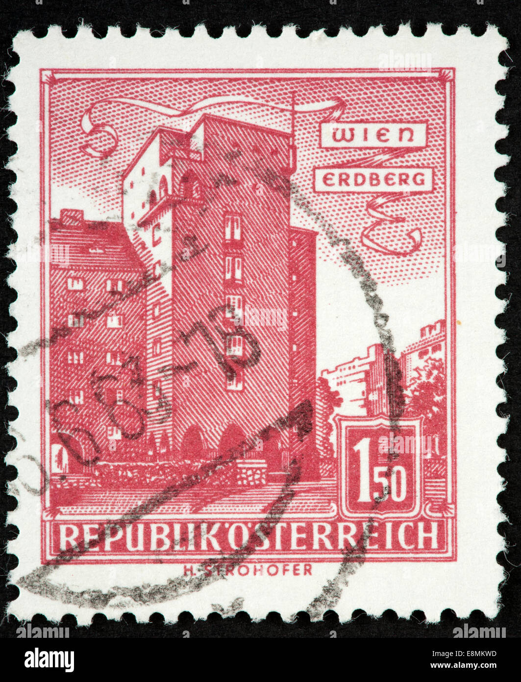 Austrian postage stamp Stock Photo - Alamy