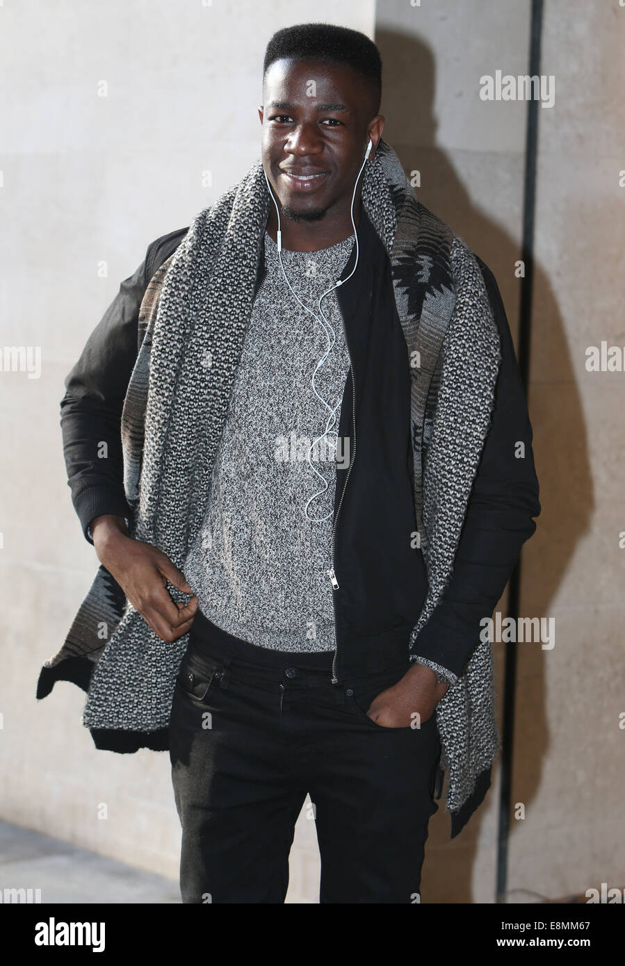 Jermain Jackman outside the BBC Studios Featuring: Jermain Jackman ...