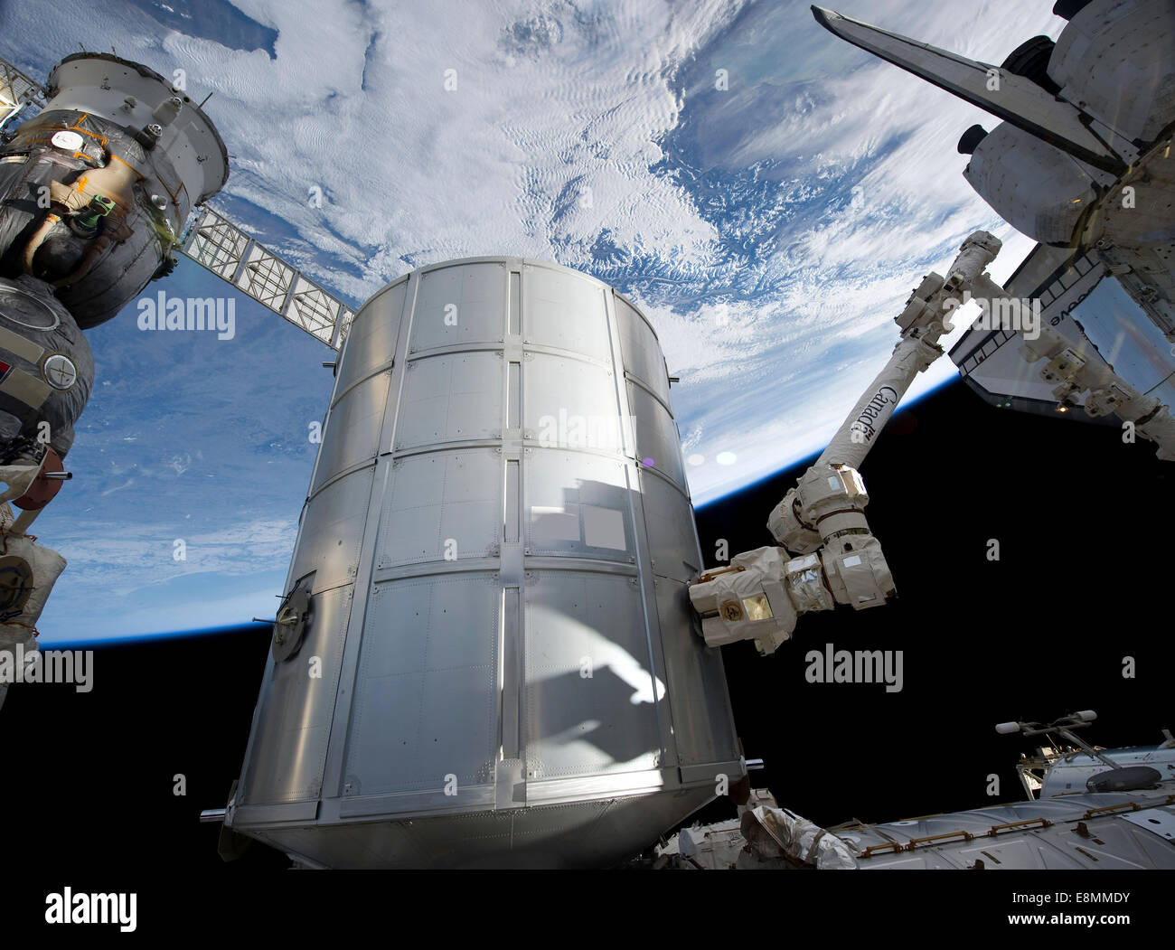 March 1, 2011 - In the grasp of the International Space Station's ...