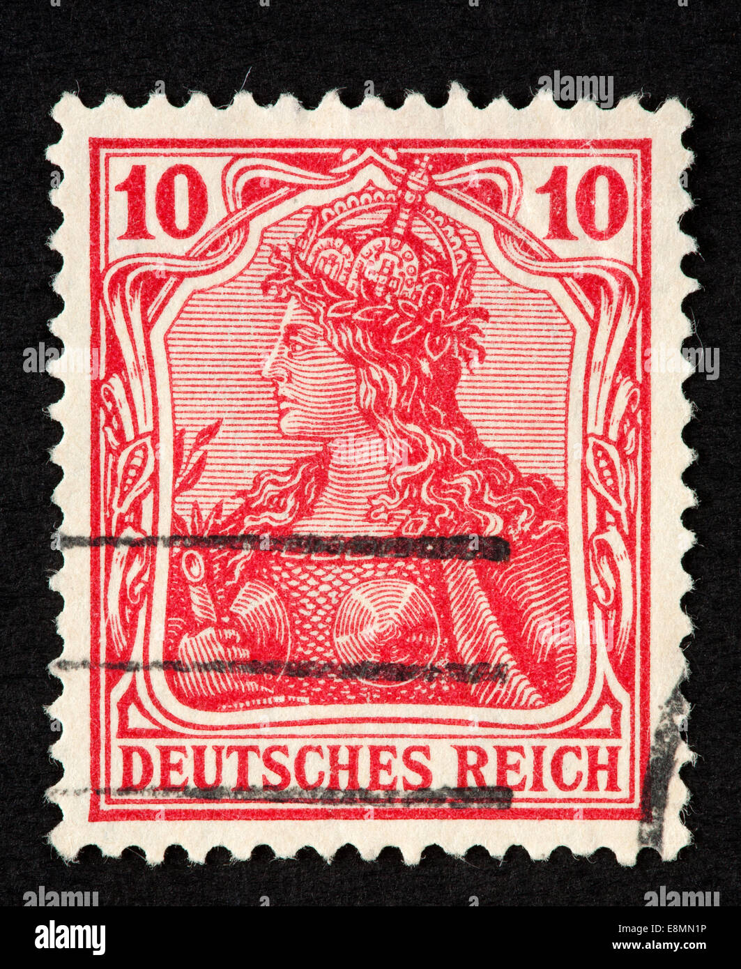 German postage stamp Stock Photo - Alamy