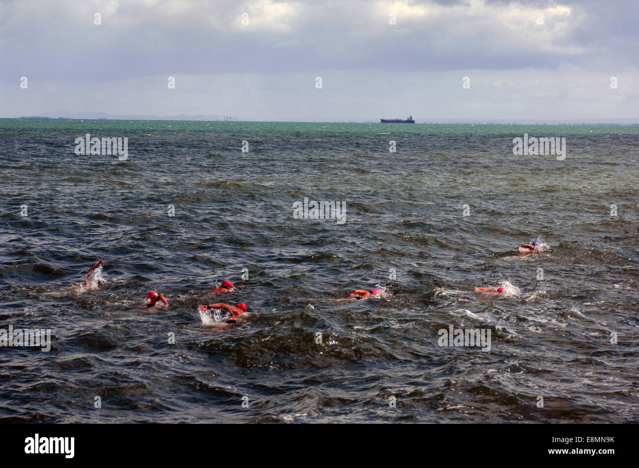 Female athlete swimming ocean hi-res stock photography and images - Alamy
