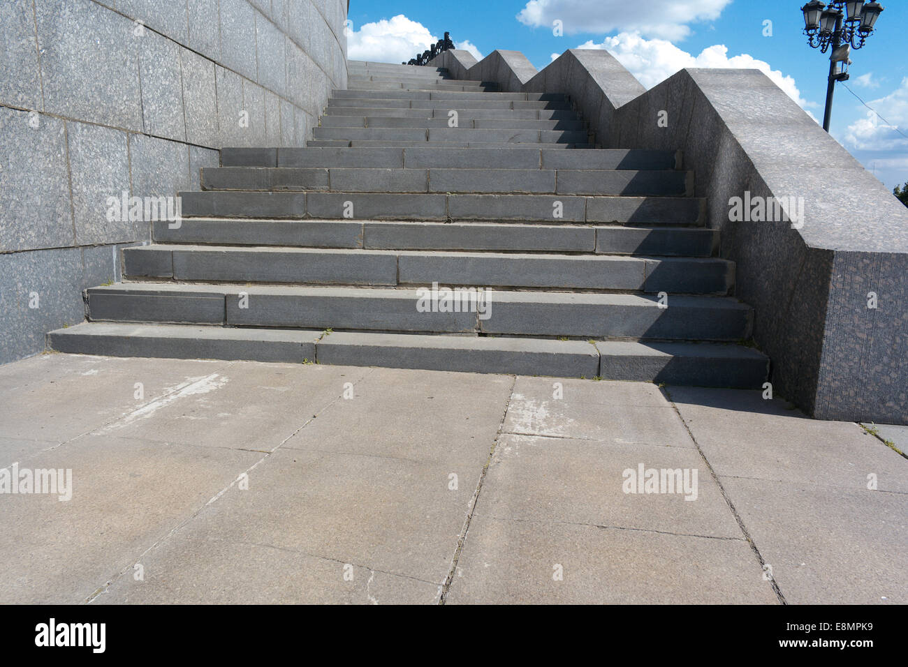 Marble Stairs at Day Stock Photo - Alamy