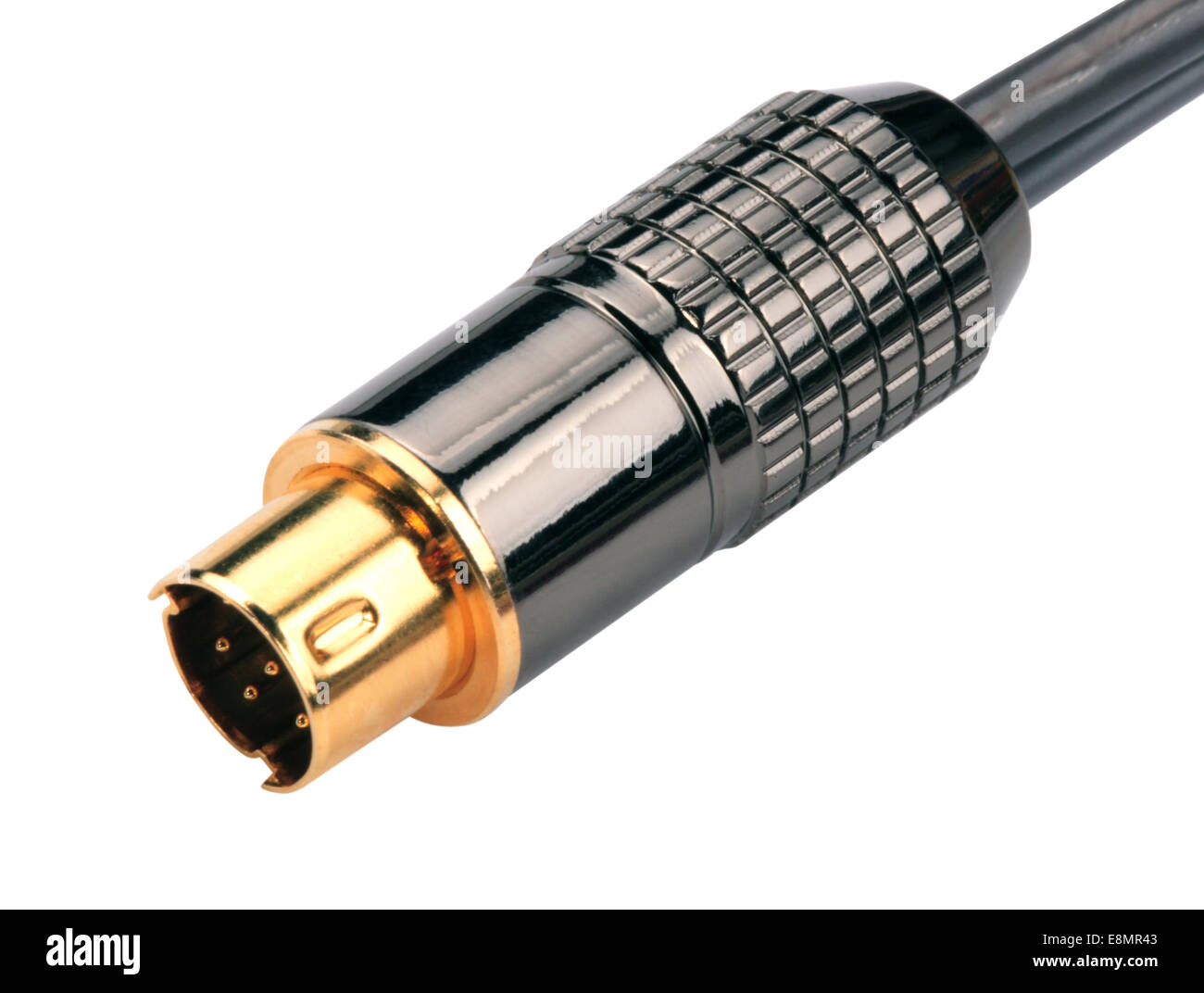 Male Plug Connector Isolated Stock Photo - Alamy