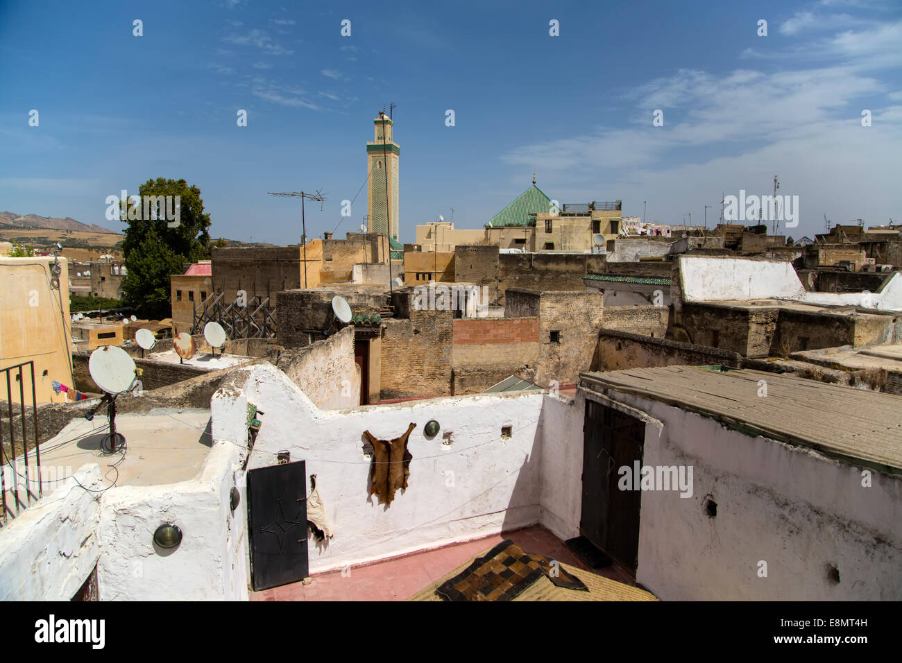 Morocco fez town overview hi-res stock photography and images - Alamy