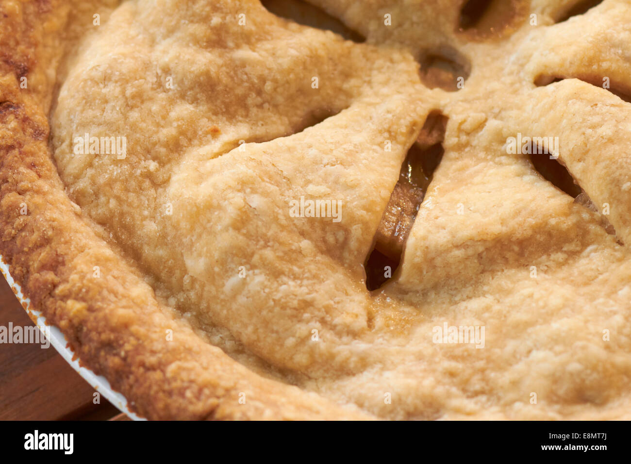Apple Pie close up Stock Photo - Alamy