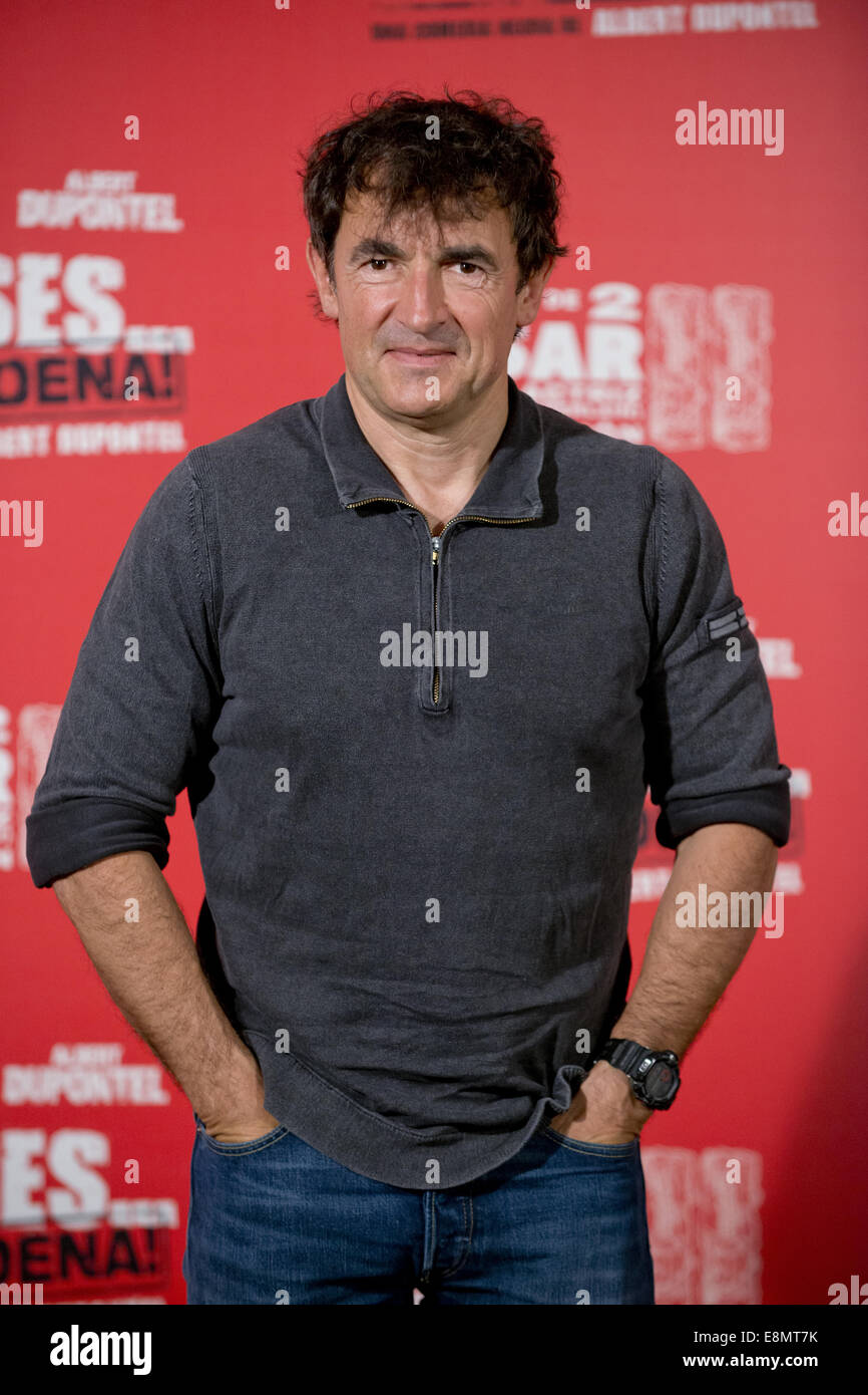 French actor and director Albert Dupontel attends the '9 Mois Ferme ...