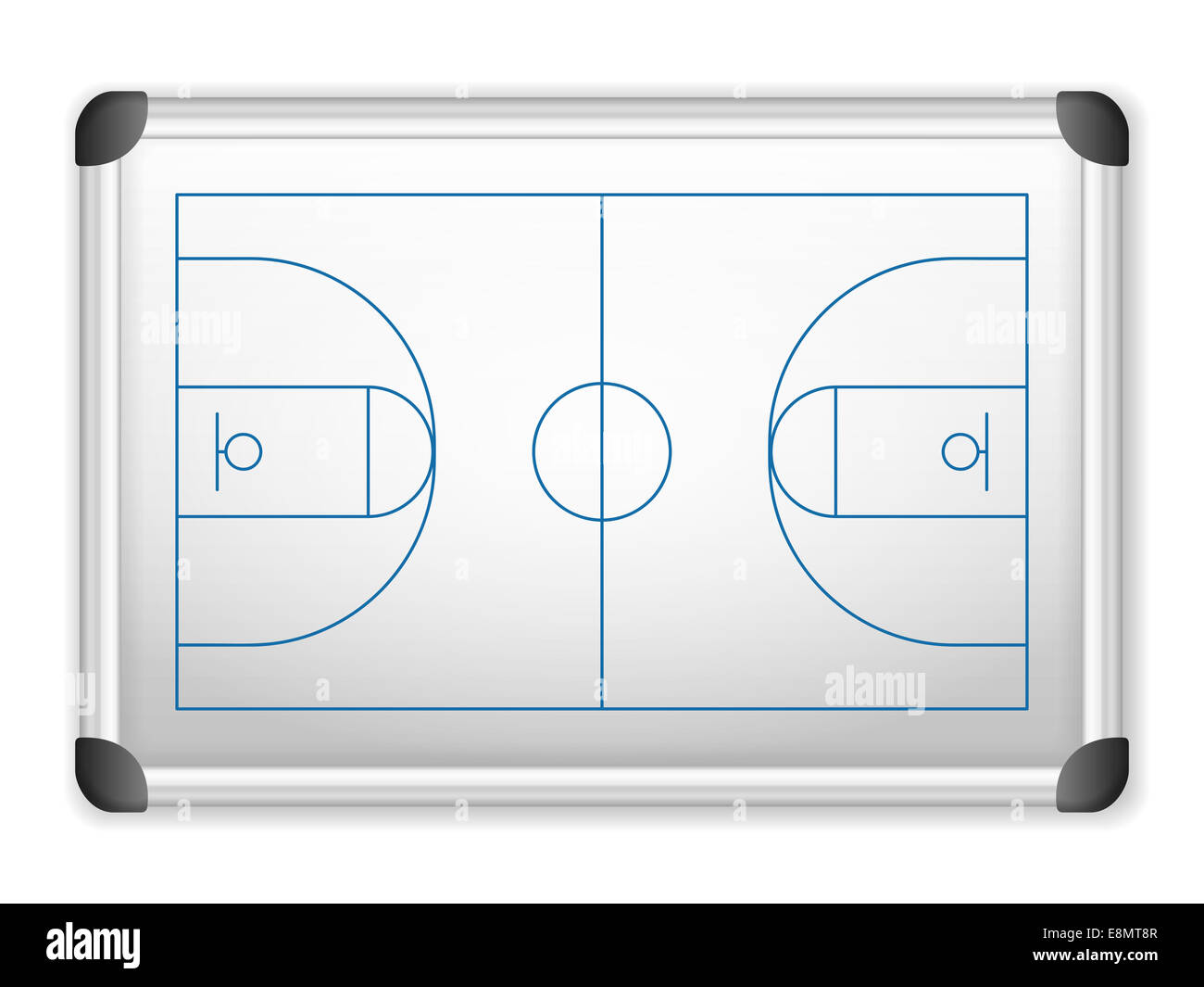 Basketball field plan board hi-res stock photography and images - Alamy