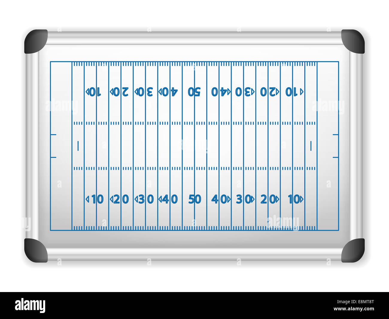 Sport field plan on whiteboard Stock Photo - Alamy