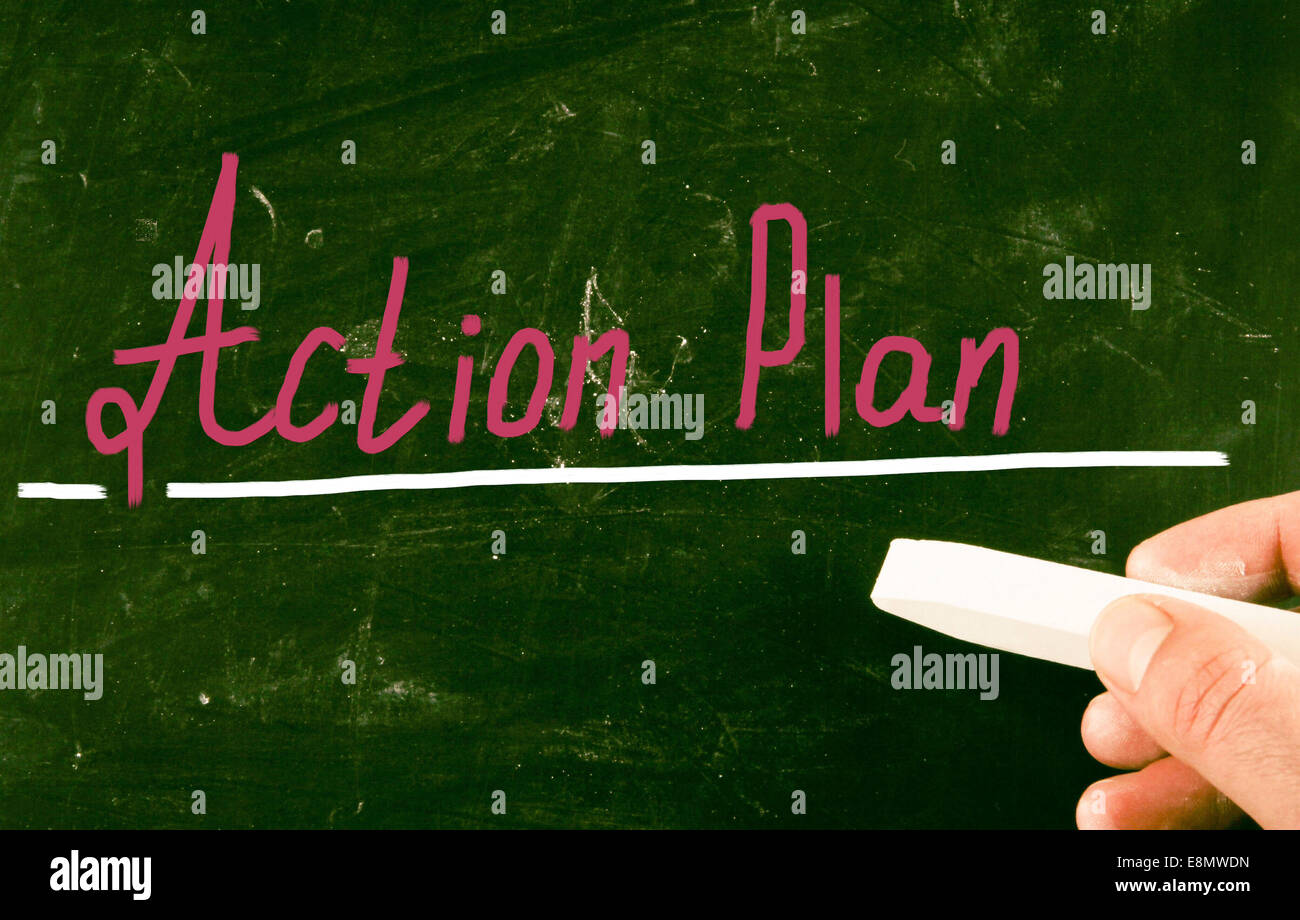 action plan concept Stock Photo - Alamy