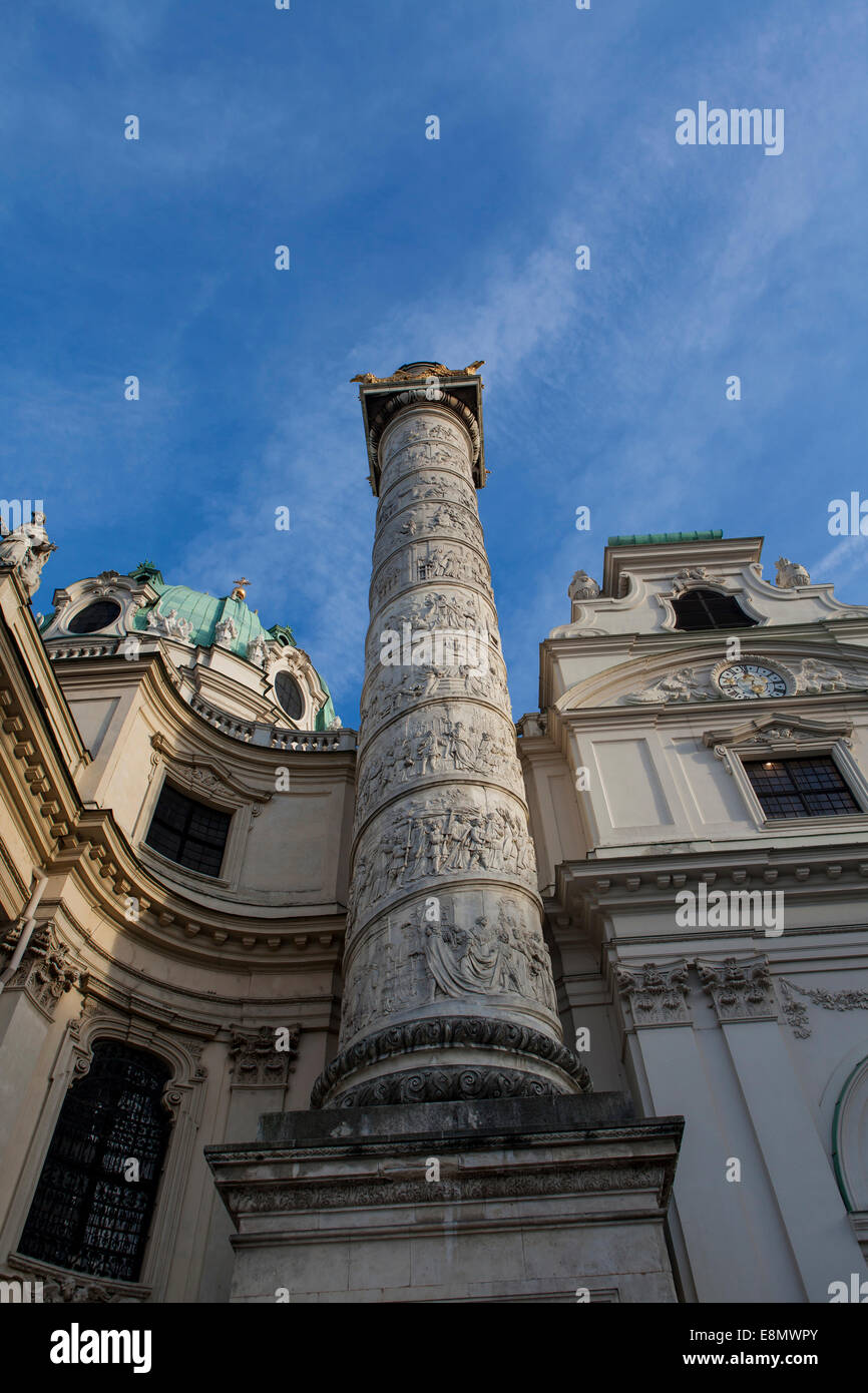Karlskirche columns hi-res stock photography and images - Alamy
