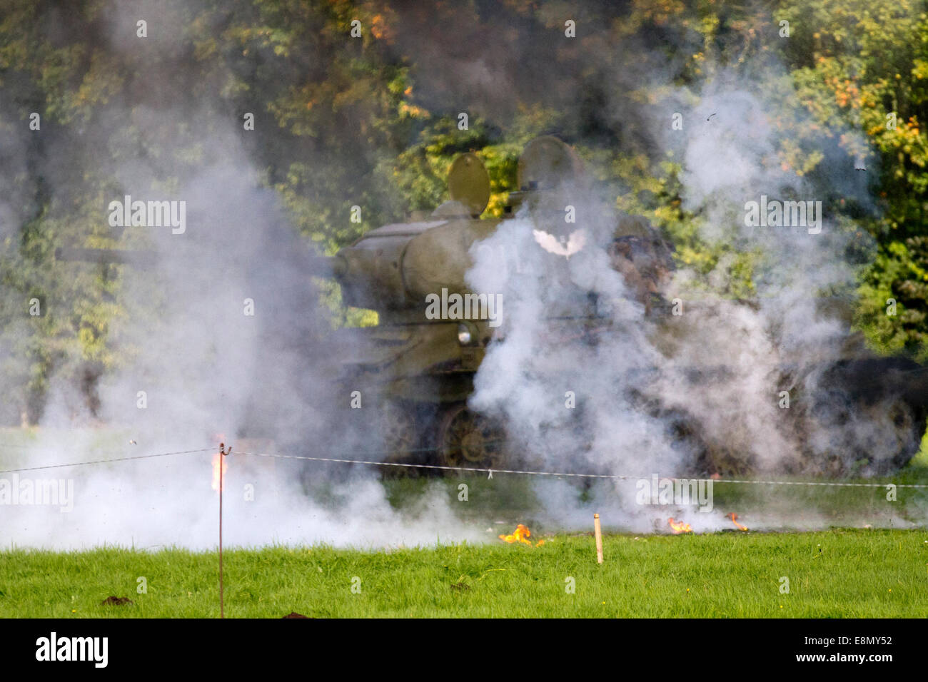 german soldier soldiers ww2 military reenactor reenactment battle ...