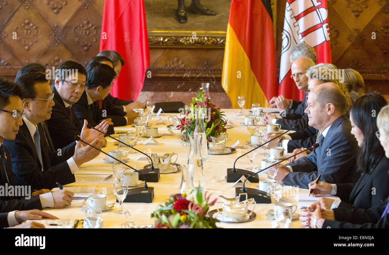 Hamburg, Germany. 11th Oct, 2014. The Prime Minister of the People's ...
