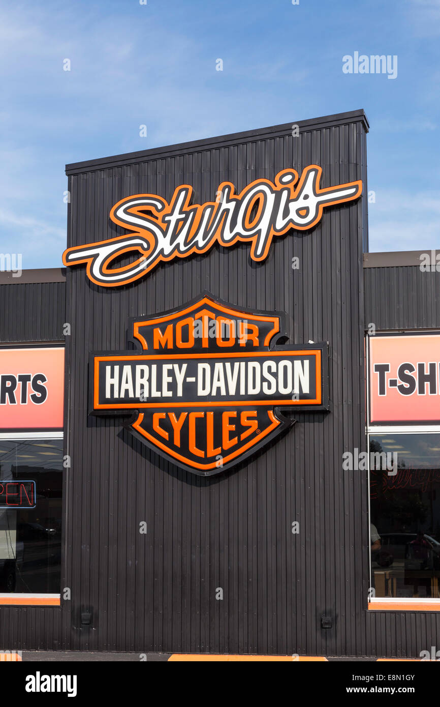 Sturgis motorcycle rally hi-res stock photography and images - Alamy