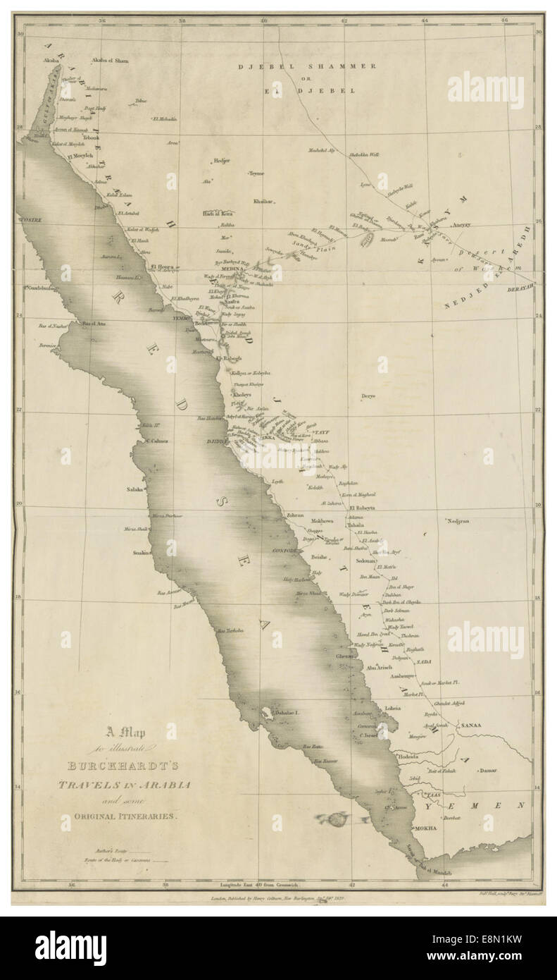 Ancient arabia map hi-res stock photography and images - Alamy