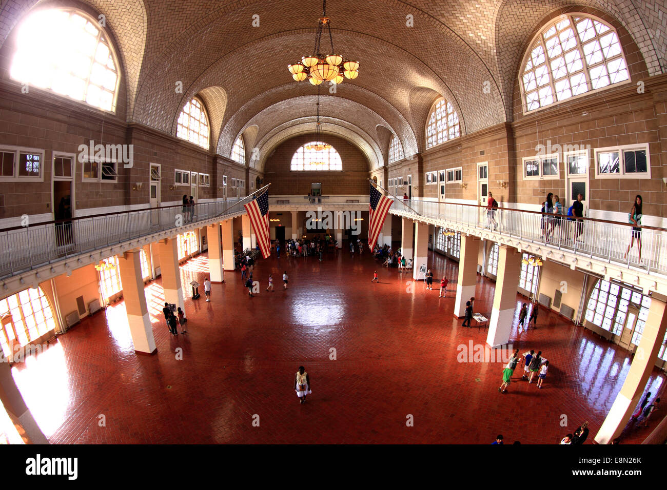 Great hall at ellis island hi-res stock photography and images - Alamy