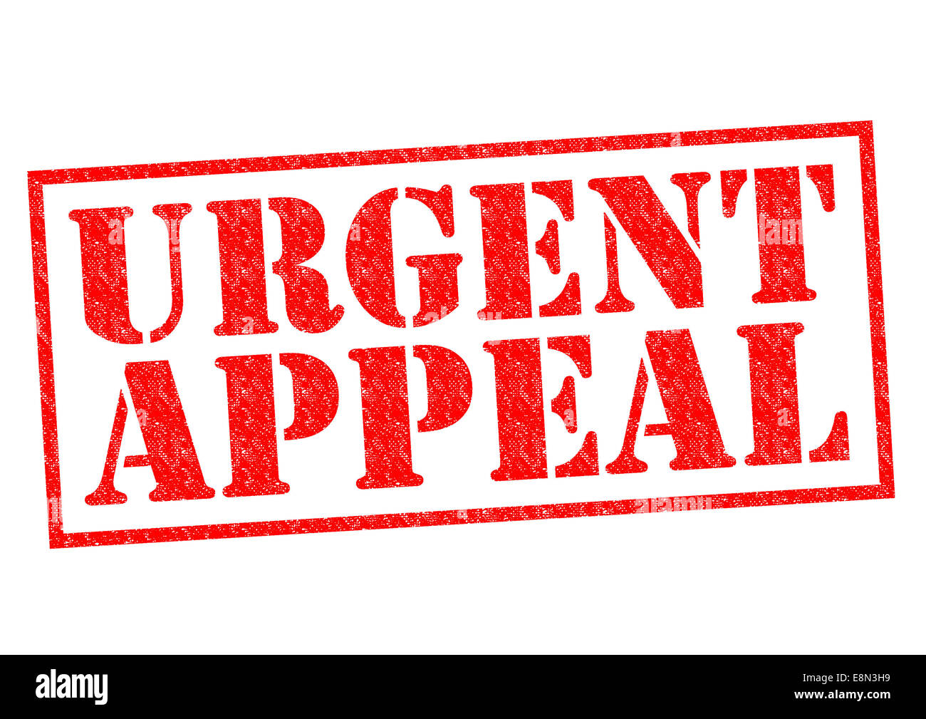 URGENT APPEAL red Rubber Stamp over a white background Stock Photo - Alamy