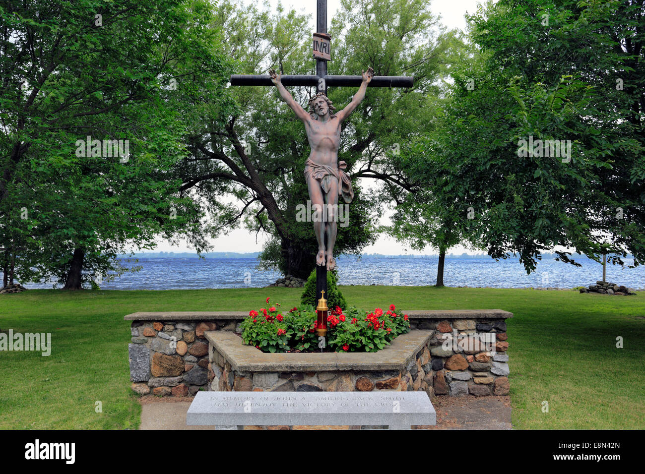 Jesus memorial Alburgh Vermont Stock Photo - Alamy