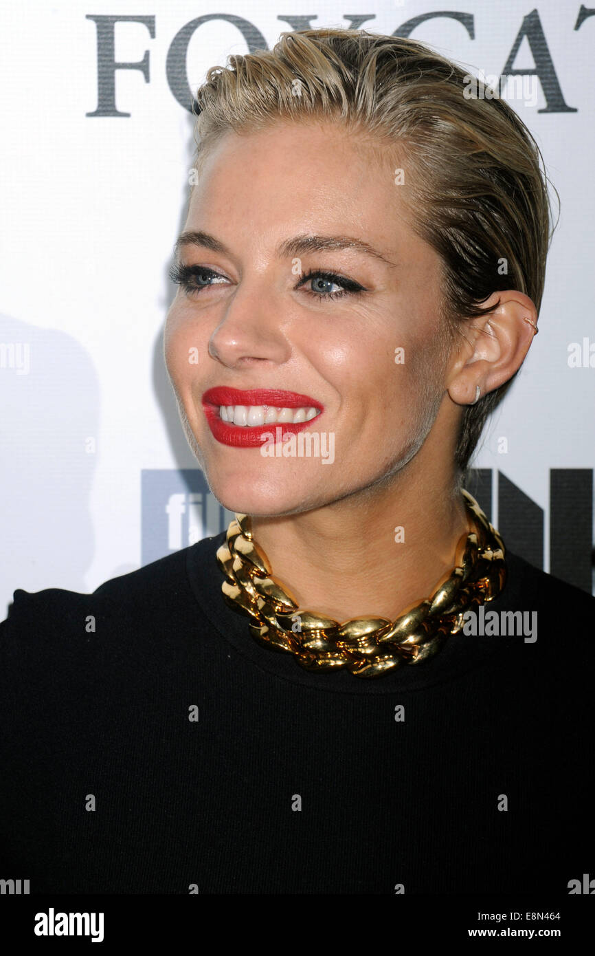 Sienna Miller attends the 'Foxcatcher' premiere during the 52nd New ...