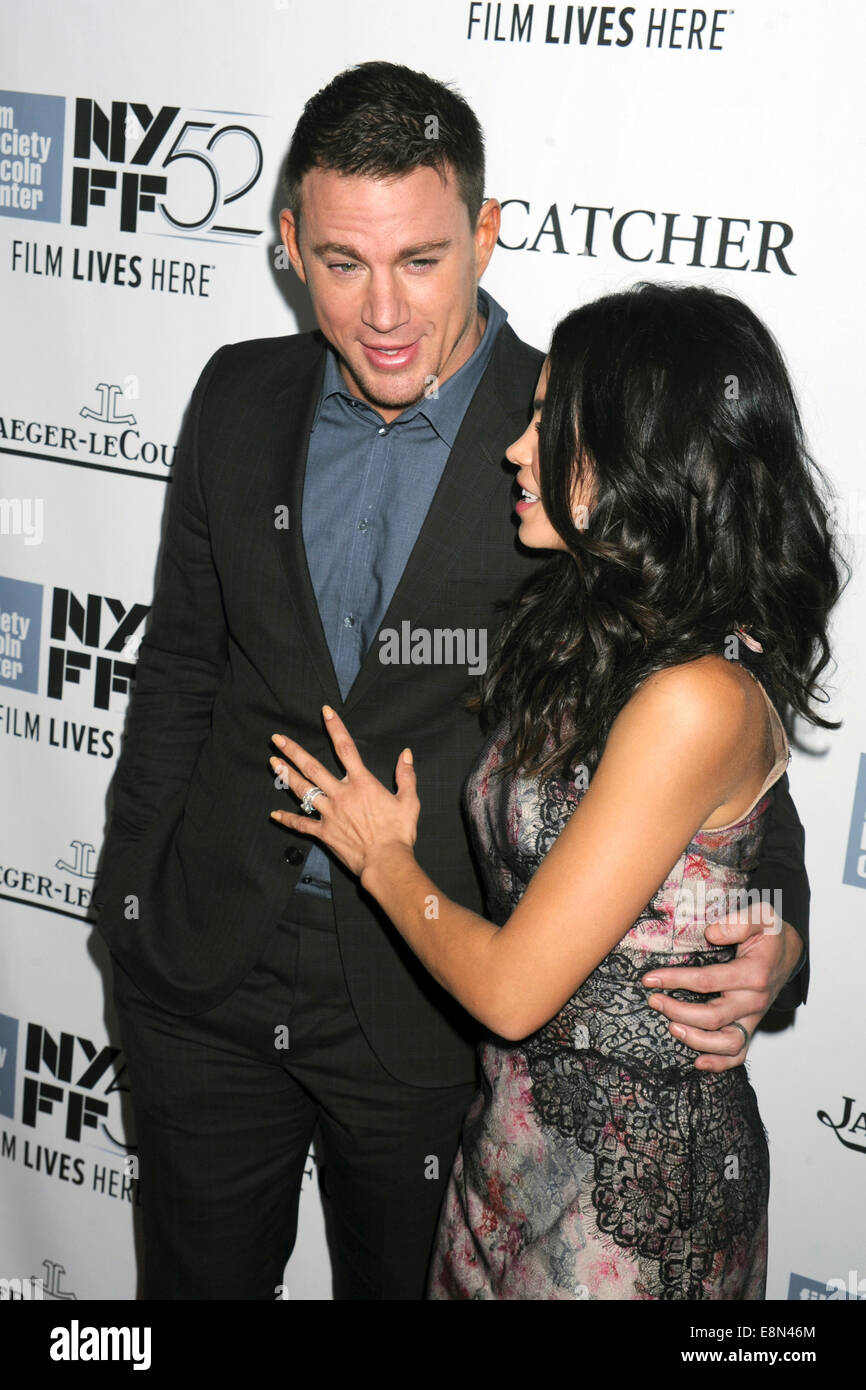 Channing Tatum and Jenna Dewan attend the 'Foxcatcher' premiere during ...