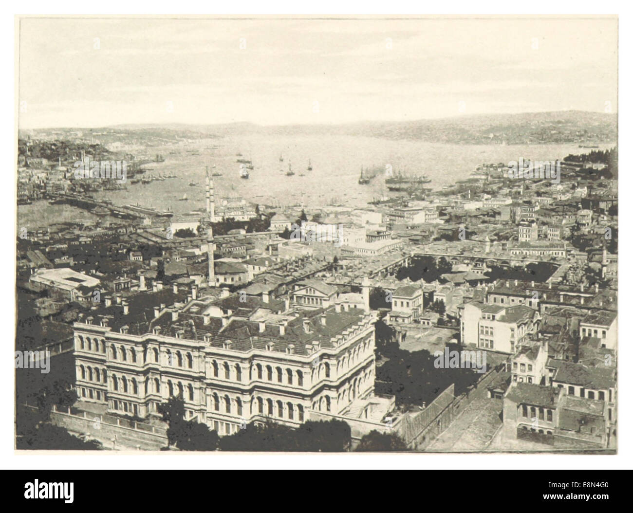 Clement’s 1895 illustration offers a panoramic view of the Bosphorus ...