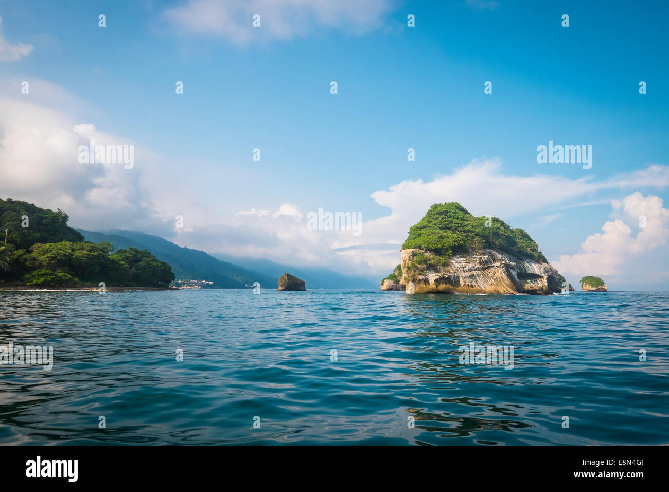 Pacific Coast Island Los Arcos Mexico Stock Photo - Alamy