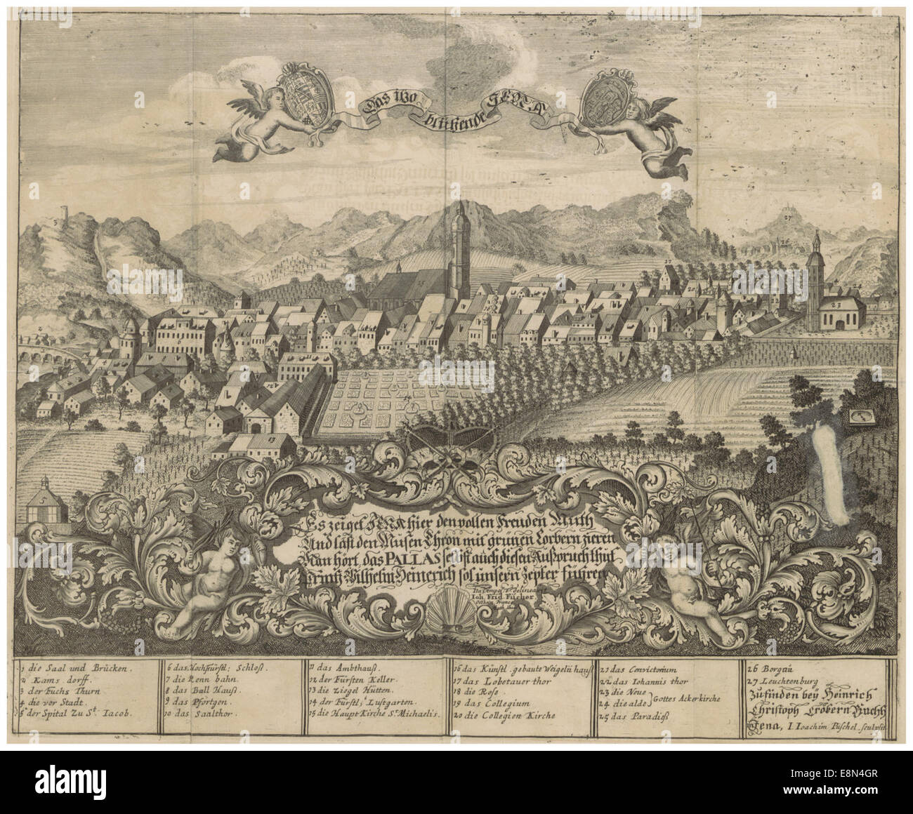 Map of jena hi-res stock photography and images - Alamy