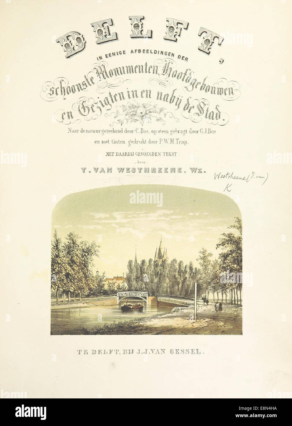 Map of delft hi-res stock photography and images - Alamy