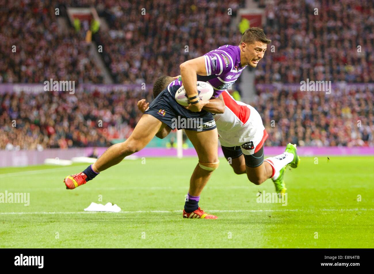 Manchester, UK. 11th Oct, 2014. Rugby League Grand Final. Wigan ...