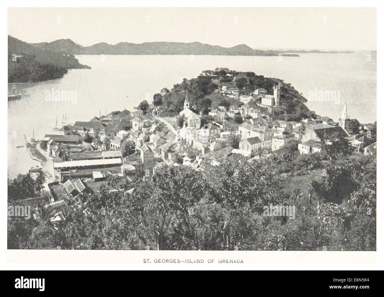 Old map of grenada hi-res stock photography and images - Alamy