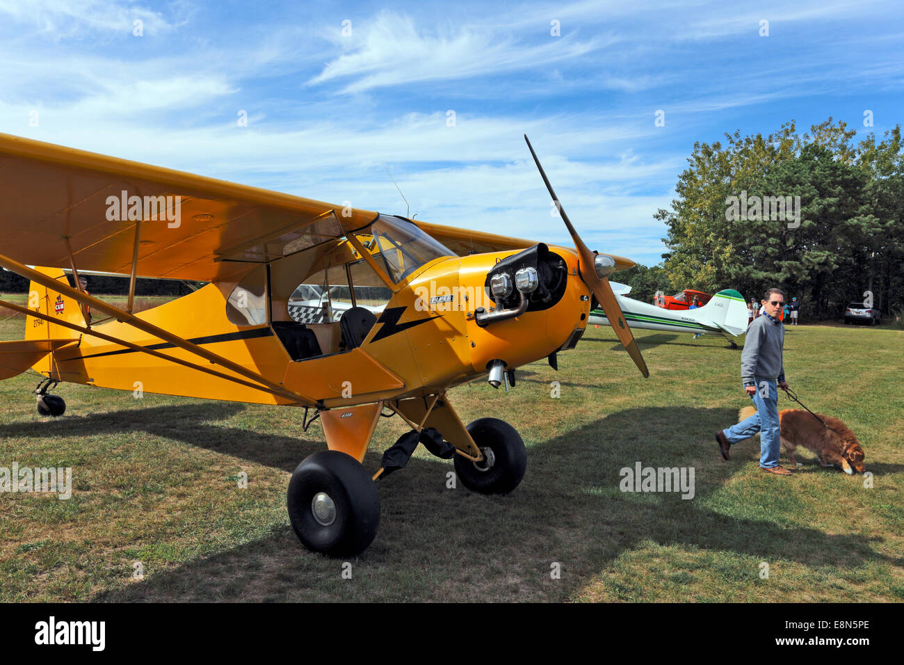 1940 Piper Cub model J3C-65 airplane Bayport Aerodrome Long Island ...