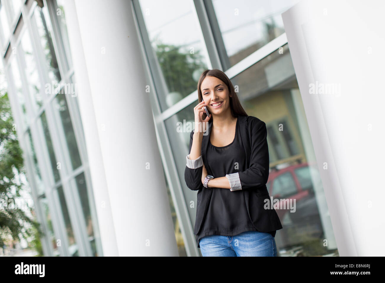 Phone employee hi-res stock photography and images - Alamy
