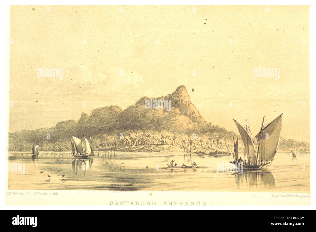 This 1853 illustration from Keppel’s work depicts the entrance to ...