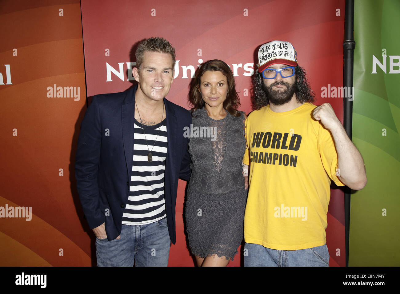 Celebrities pose at 2014 NBCUniversal Summer Press Day at The Langham ...