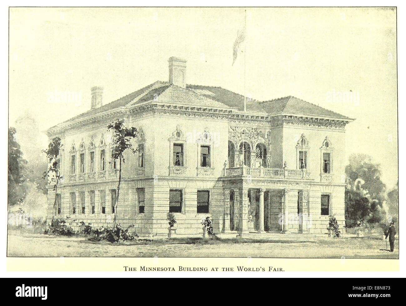 This illustration from the 1893 World's Fair depicts the Minnesota ...