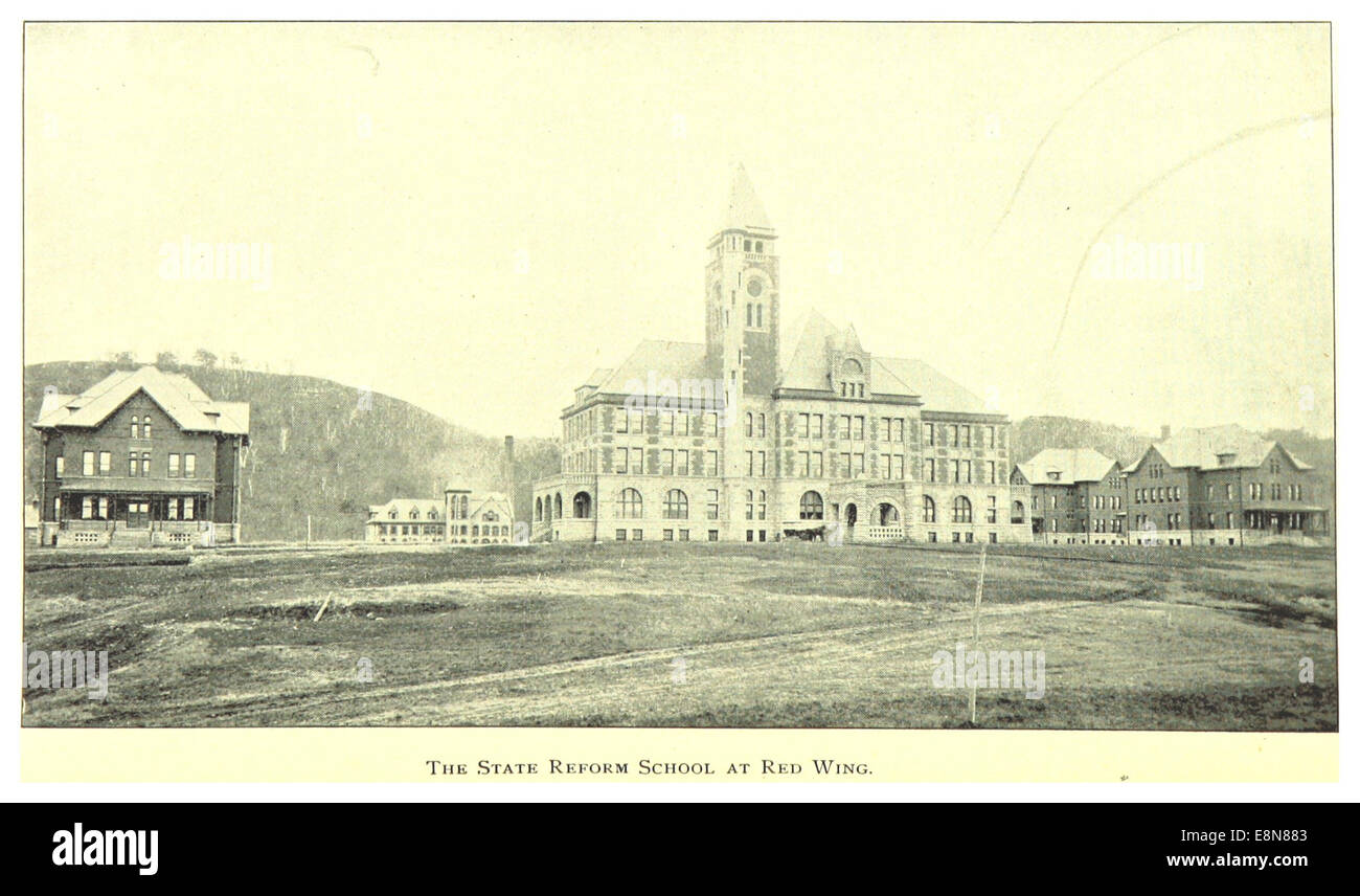 MN1893 pg066 THE STATE REFORM SCHOOL AT RED WING Stock Photo - Alamy