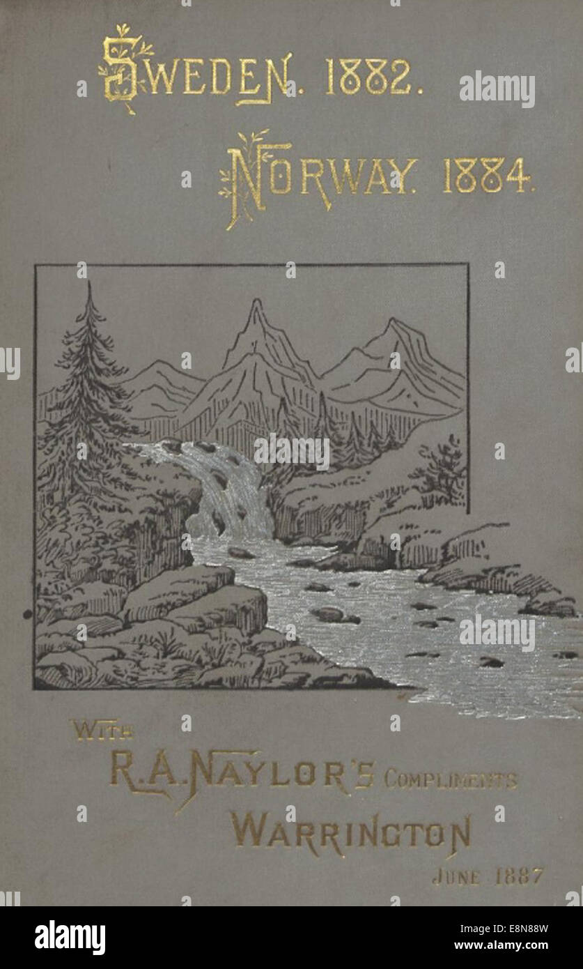 This 1884 illustration by Naylor maps Sweden and Norway, highlighting ...