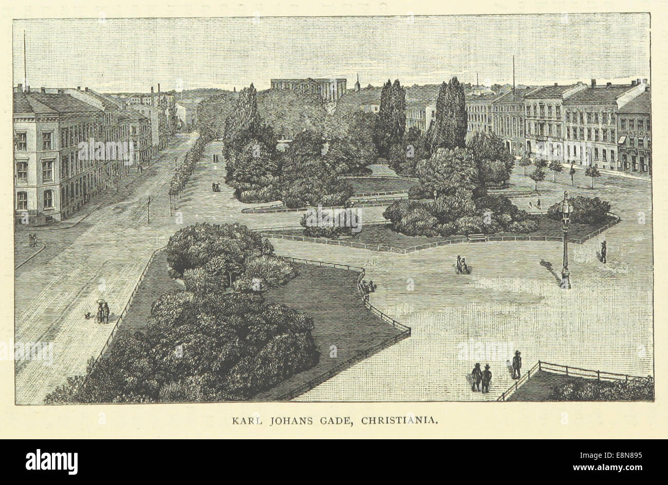 An 1884 illustration by Naylor depicting Karl Jonas Gade, a notable ...