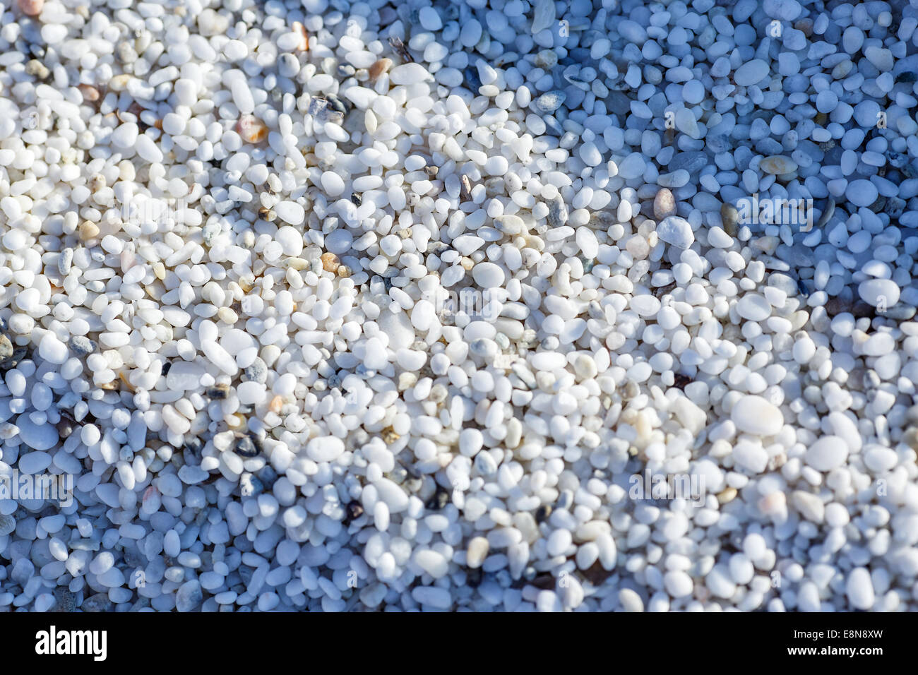 Natural white marble stones texture. Quartz pebble beach in Is Arutas ...